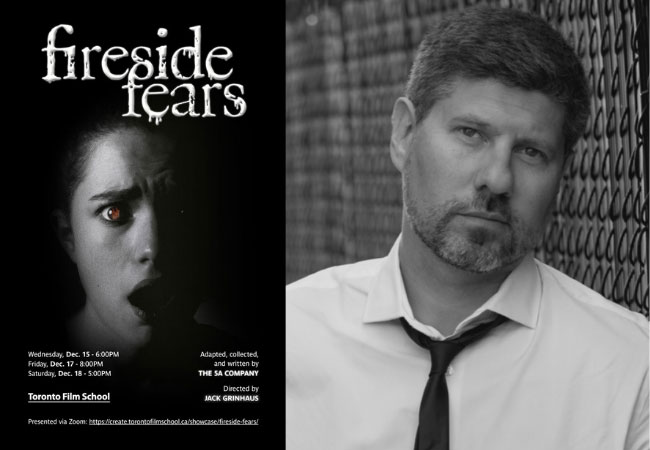 Jack Grinhaus Brings ‘Fireside Fears’ to the TFS Virtual Stage