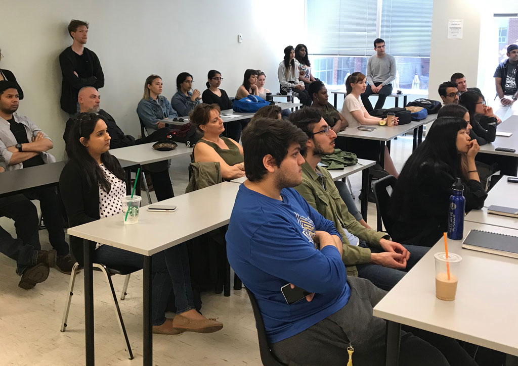 Directors Guild School Students in Role of Graphics in Film and More